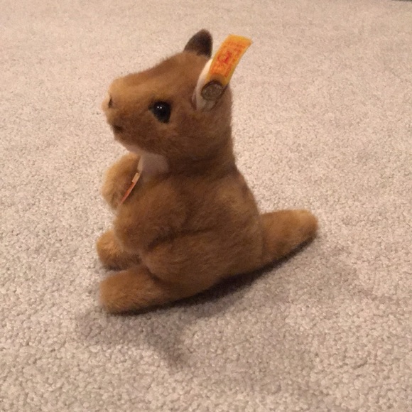 steiff | Accents | Vintage Steiff Plush Kangaroo | Poshmark